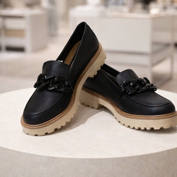 Pierre Dumas | Shoes | Pierre Dumas Womens Black Loafer Shoes ...
